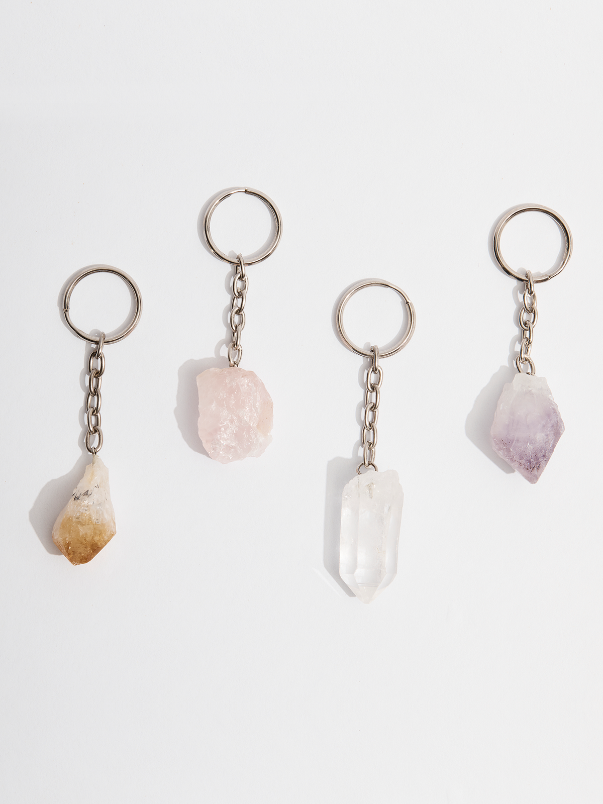 crystal keyring | amethyst | krystle knight jewellery