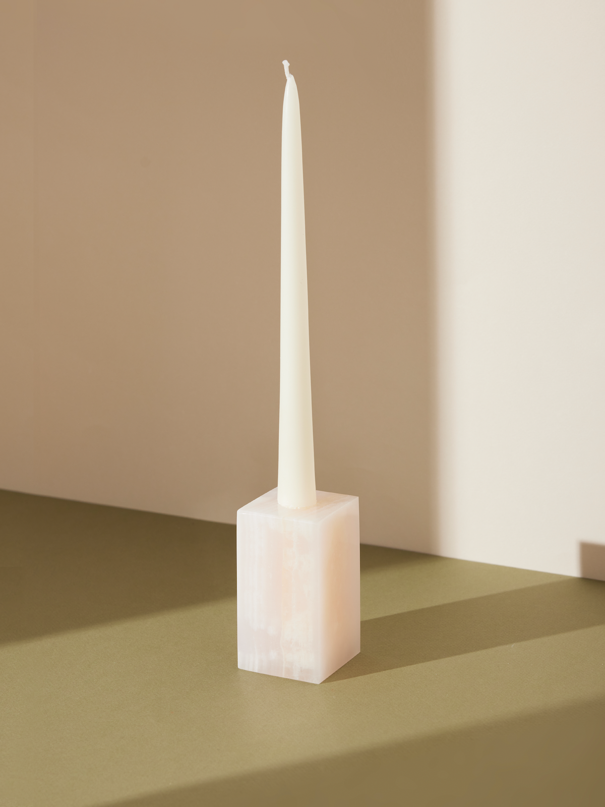 tall cube candle holder | onyx | krystle knight jewellery