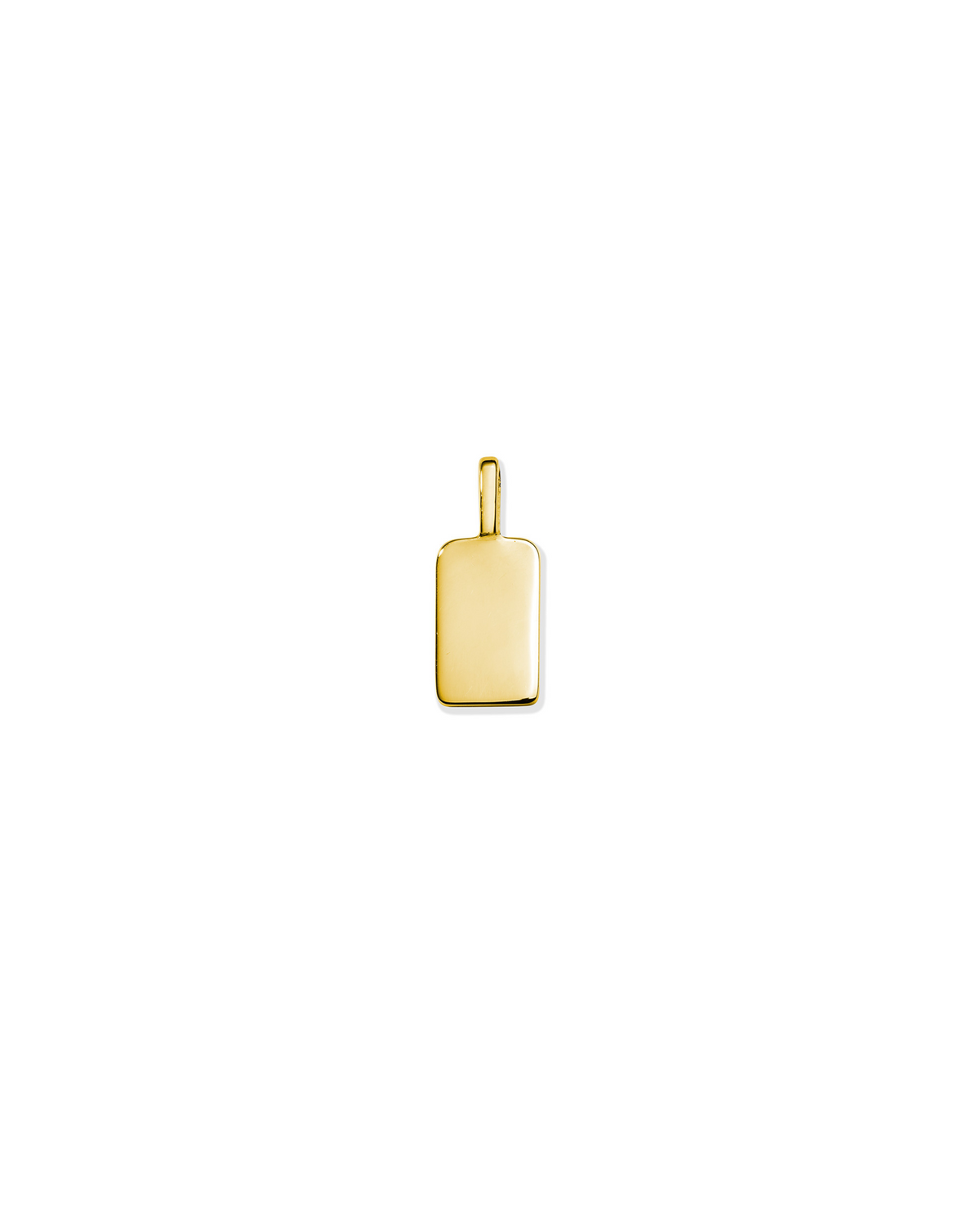 small rectangle plaque | engravable | krystle knight jewellery